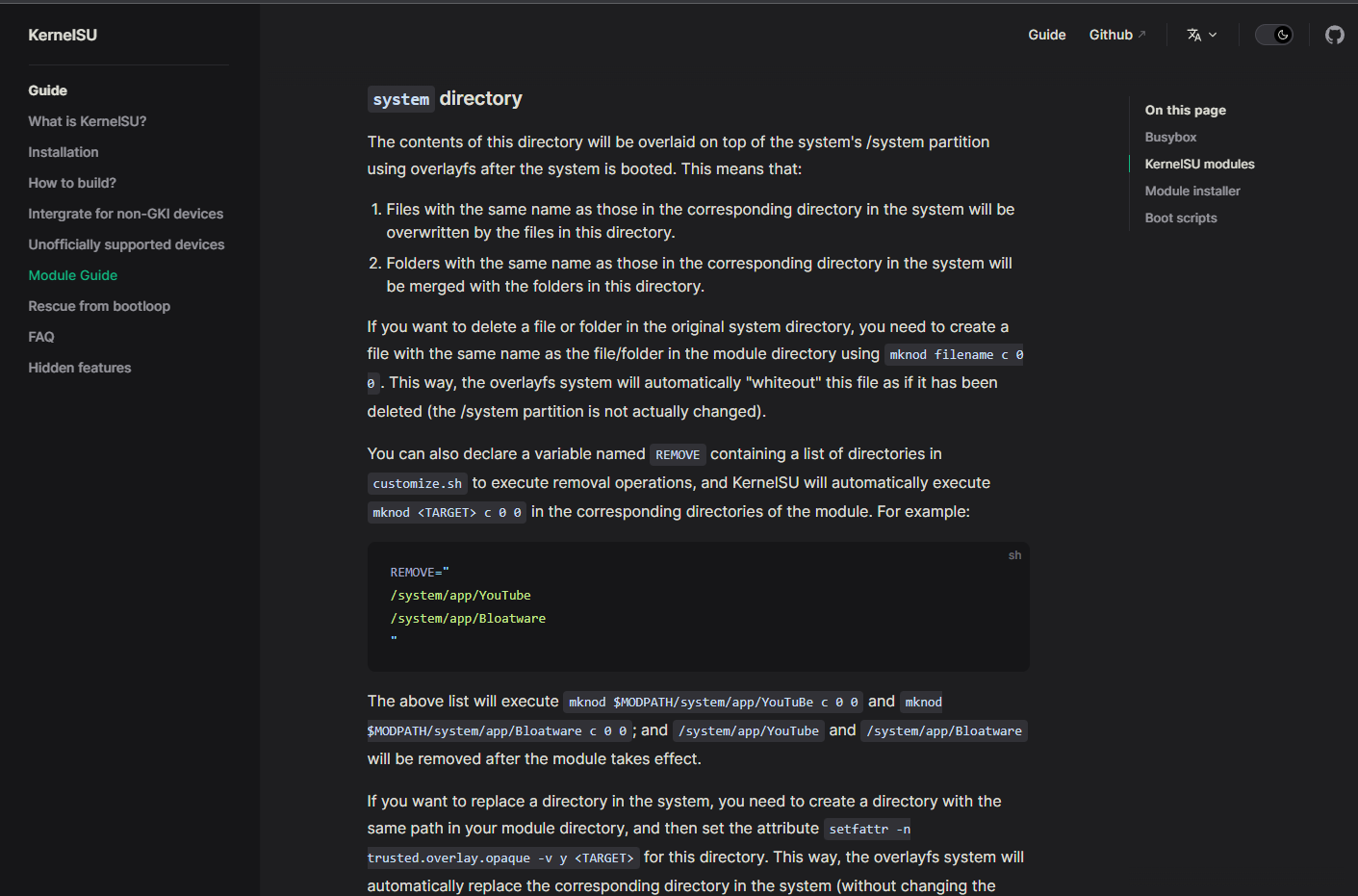Overlayfs mounted system partition readable and writable problem · Issue #638 · tiann/KernelSU ...