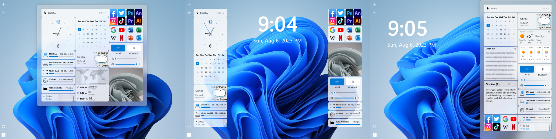 GitHub - SteveHsuDrawing/quanto: Quanto is a desktop customization tool based on Rainmeter.