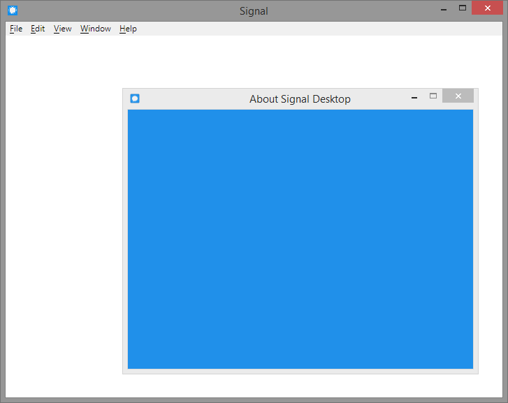 No GUI in Signal-Desktop for Windows when user profile is redirected ...
