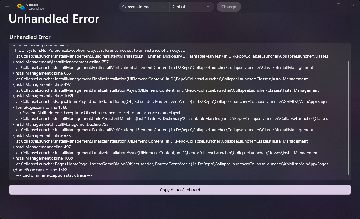 [Genshin Impact] [Metadata] [Preload] Metadata error is back · Issue #49 · CollapseLauncher ...