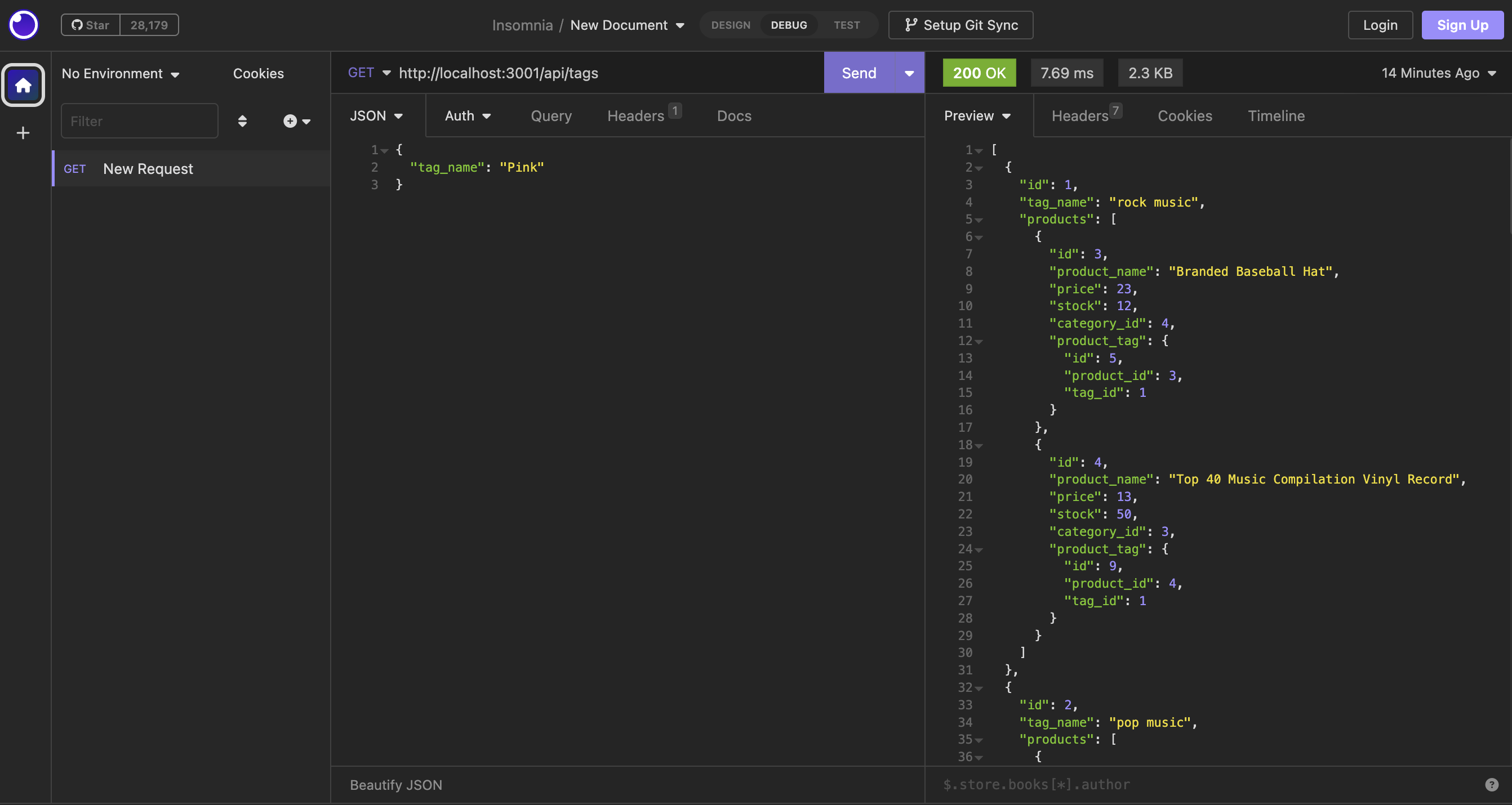 GitHub - DGZCSXWD/E-Commerce-Back-End---ORM