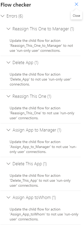 [CoE Starter Kit - QUESTION] Governance - Request Orphaned Objects Reassigned (Child) · Issue ...