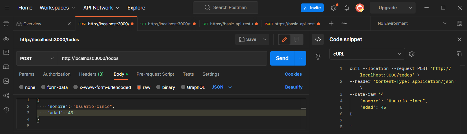 GitHub - RobertoArnez/basic-api-rest-nodejs