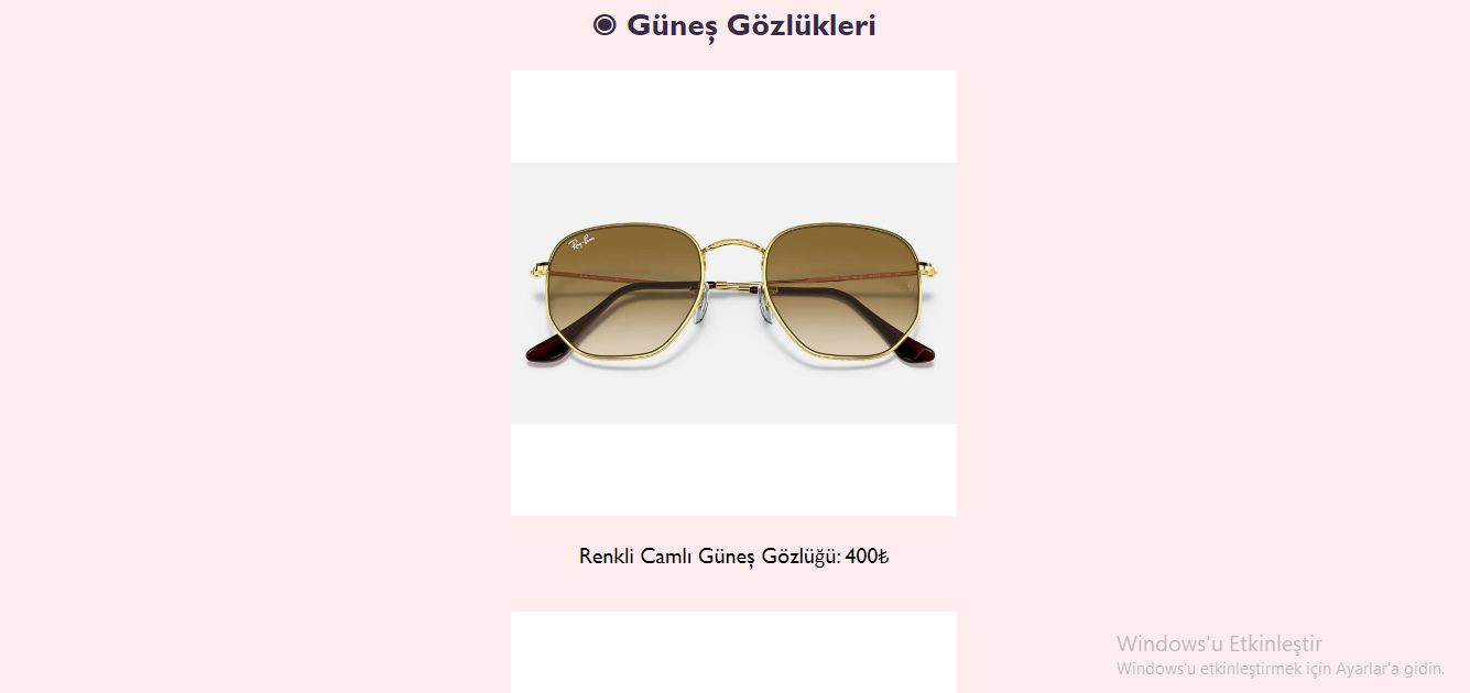 GitHub - Busraaydinn/Eyeglasses-Store-css1
