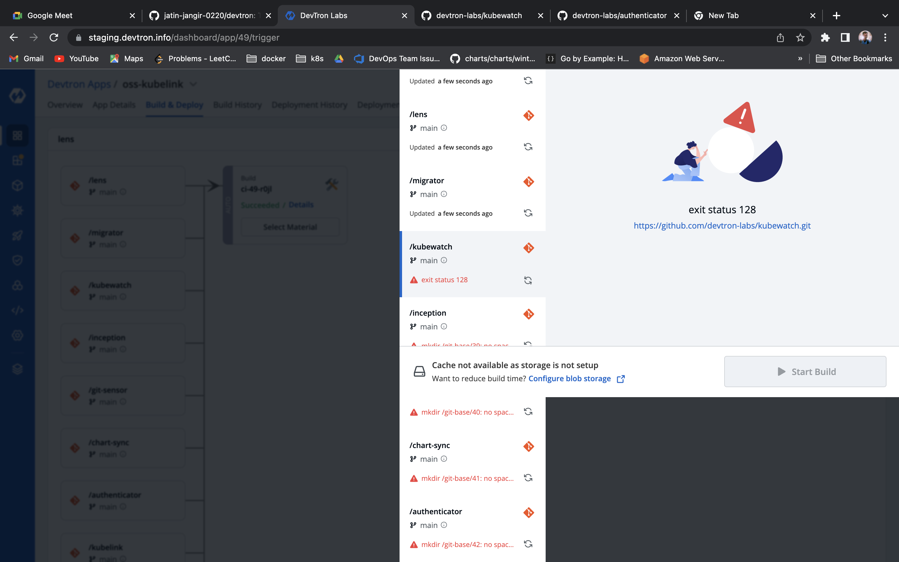 Improvement In Scroll At Built And Deploy Select Material Ci · Issue 834 · Devtron Labs