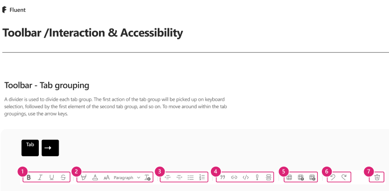 [feature] Add Toolbar Groups To Align Fast Toolbar With Fluent Spec · Issue 27812 · Microsoft