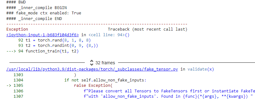 Faketensor Runtimeerror When Running Fxinterpreter In Fakemode While Dynamic Is Set To True