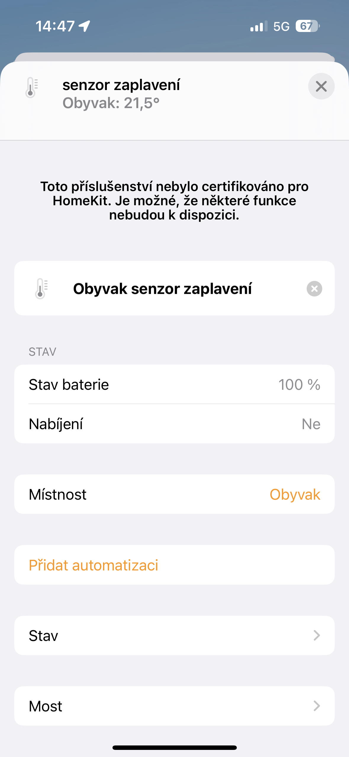 [bug] Shelly Flood Updates Not Pushed By Homebridge To Apple Home · Issue 428 · Alexryd
