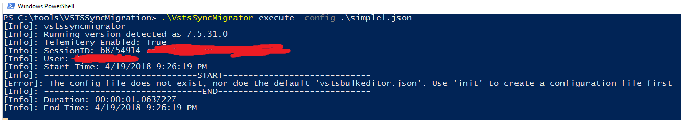 Config File Not Found · Issue 124 · Nkdagilityazure Devops Migration Tools · Github
