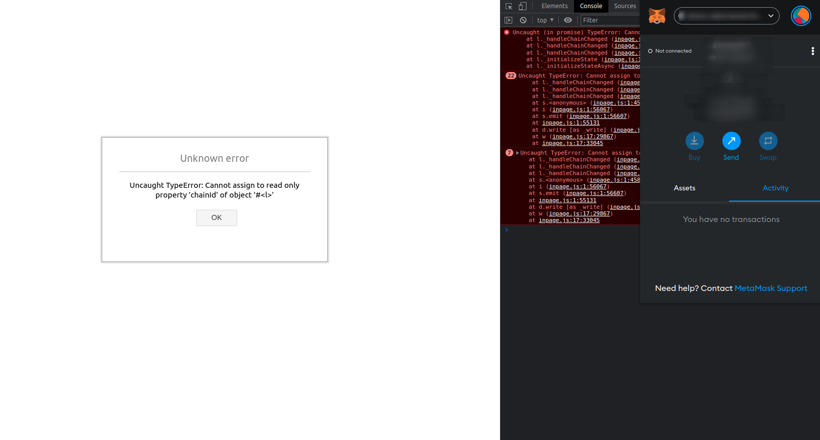 Metamask "crypto wallet" unlocked give error on diagram web · Issue #2979 · jgraph/drawio · GitHub