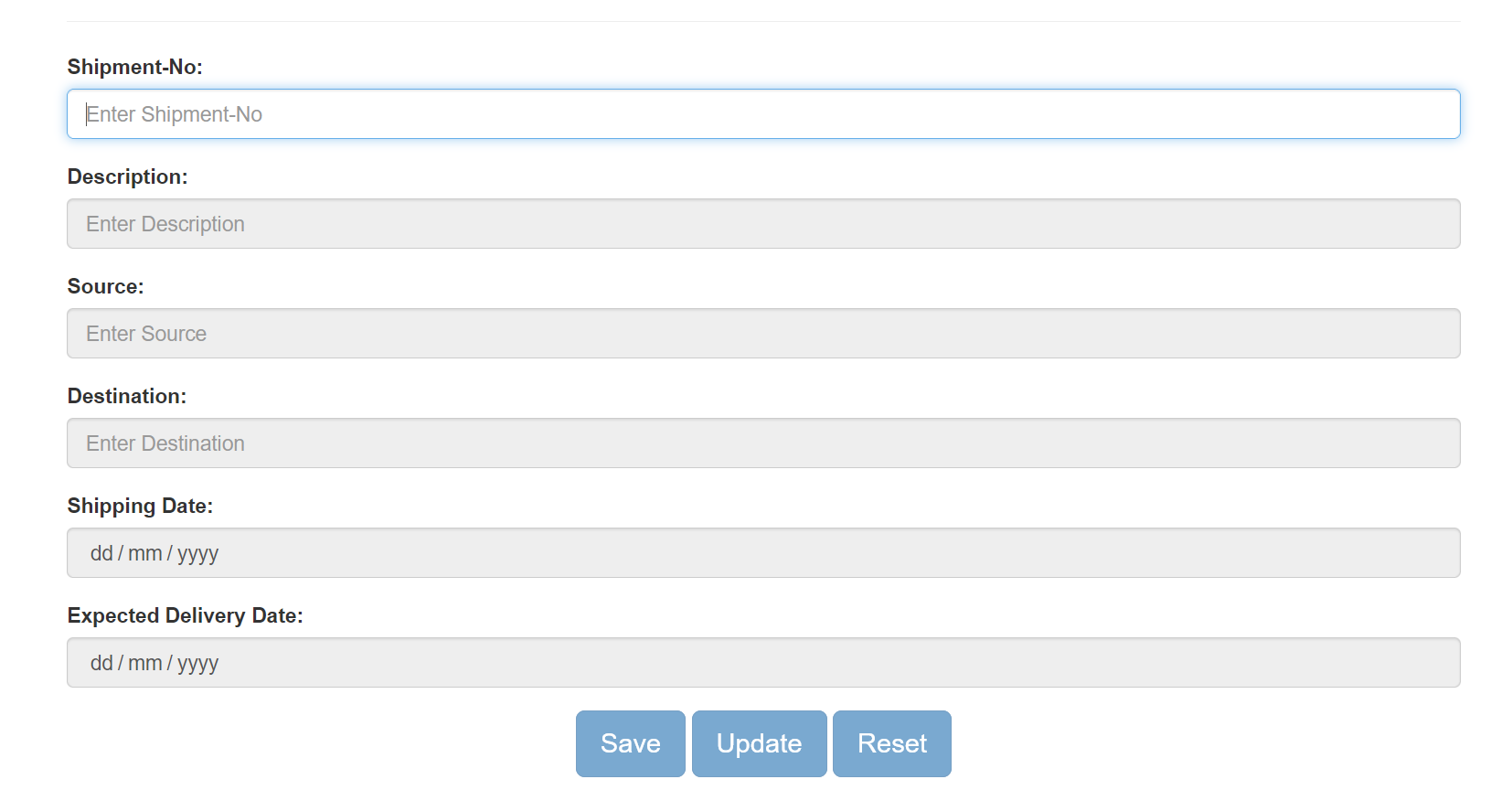 GitHub - ankitmishraindia/Shipment-management-form: Shipment management form jsonpowerdb connector