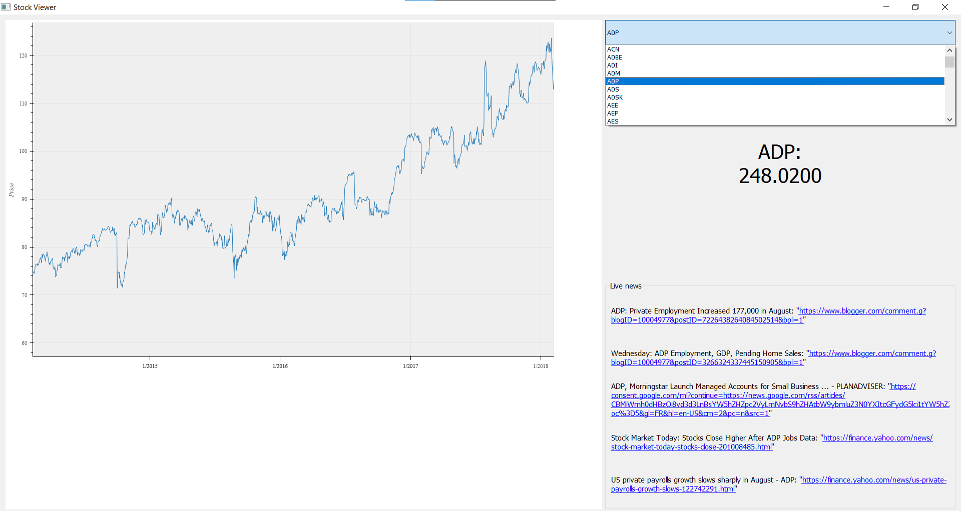GitHub - wleong1/StockTracker: The project processes stock performance data for a list of ...