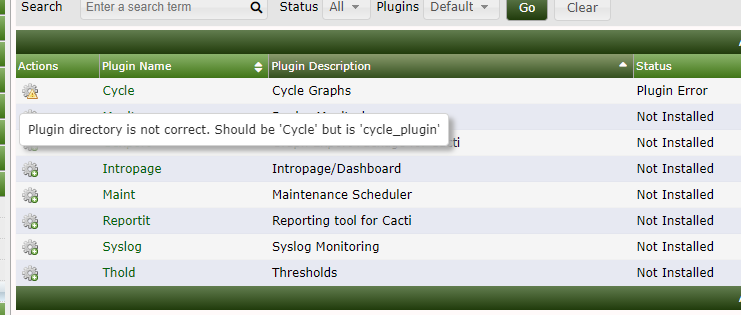 Unable to install plugins on 1.2.18 · Issue #4361 · Cacti/cacti · GitHub
