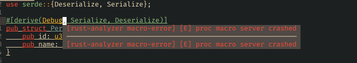 Proc Macro Server Crashed After Add Sqlx As Depedency · Issue 7103 · Rust Langrust Analyzer