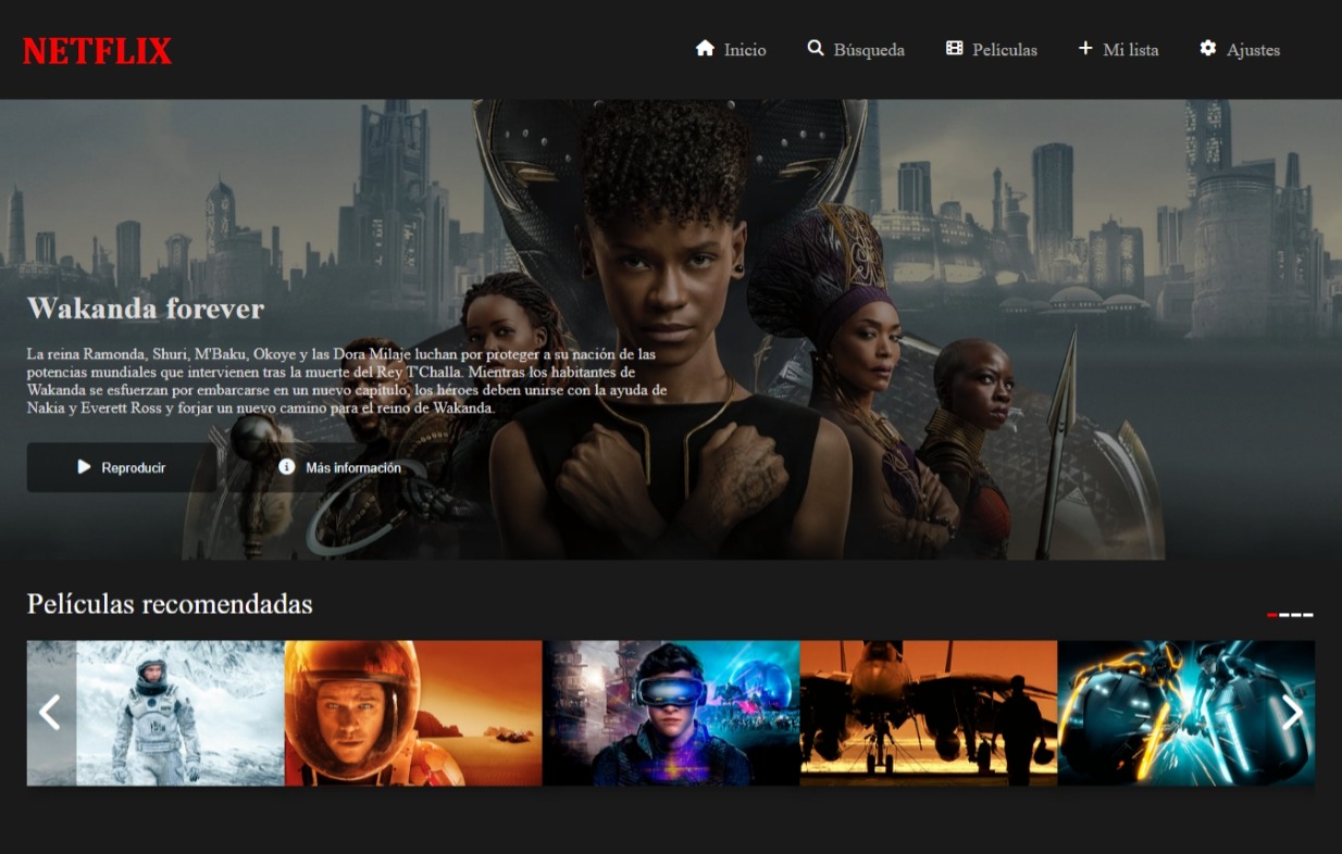 GitHub - Agustinhaag/P-gina-estilo-netflix: Web estilo netflix, con ...