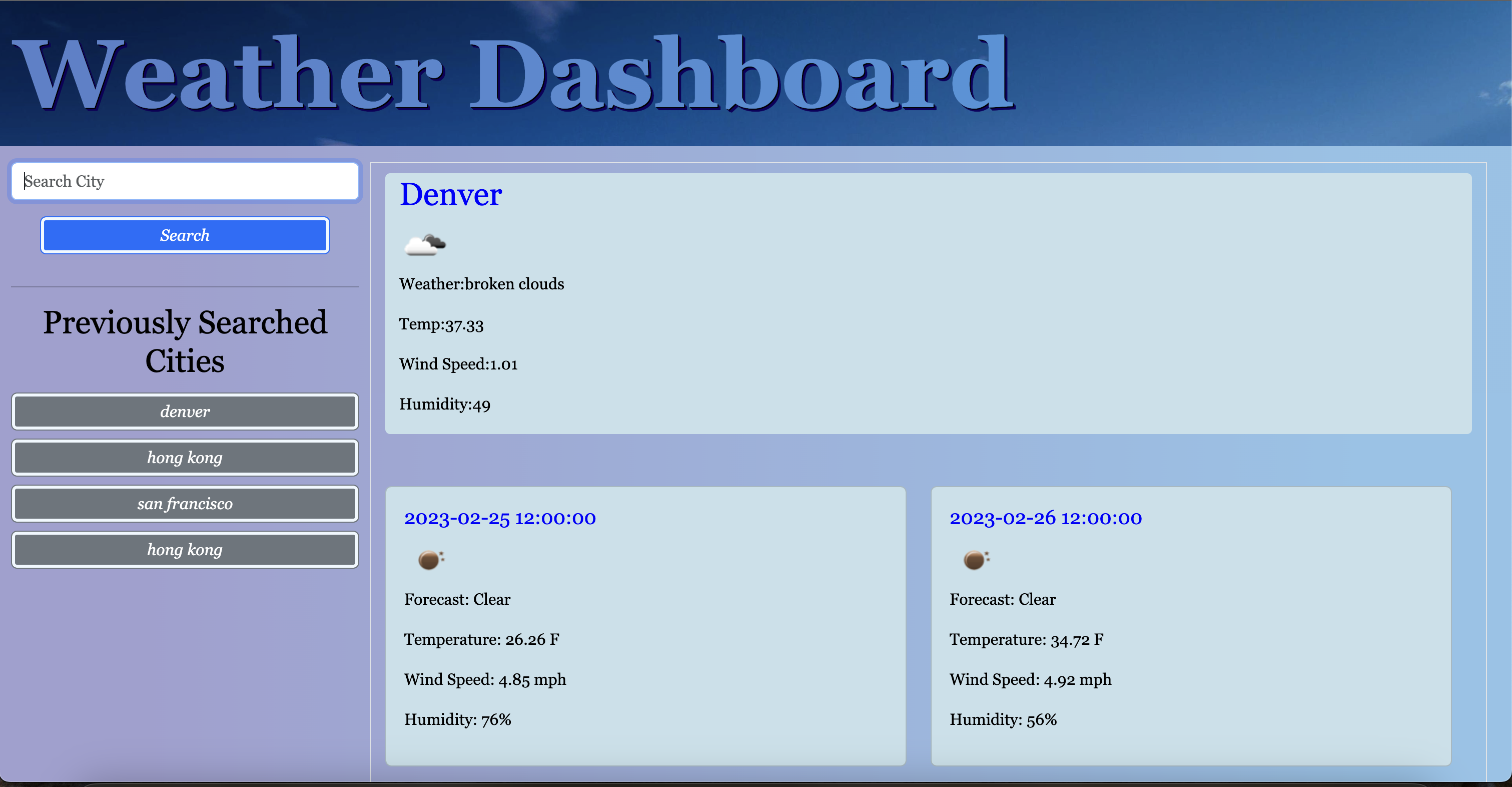 GitHub - empc313/weather-page