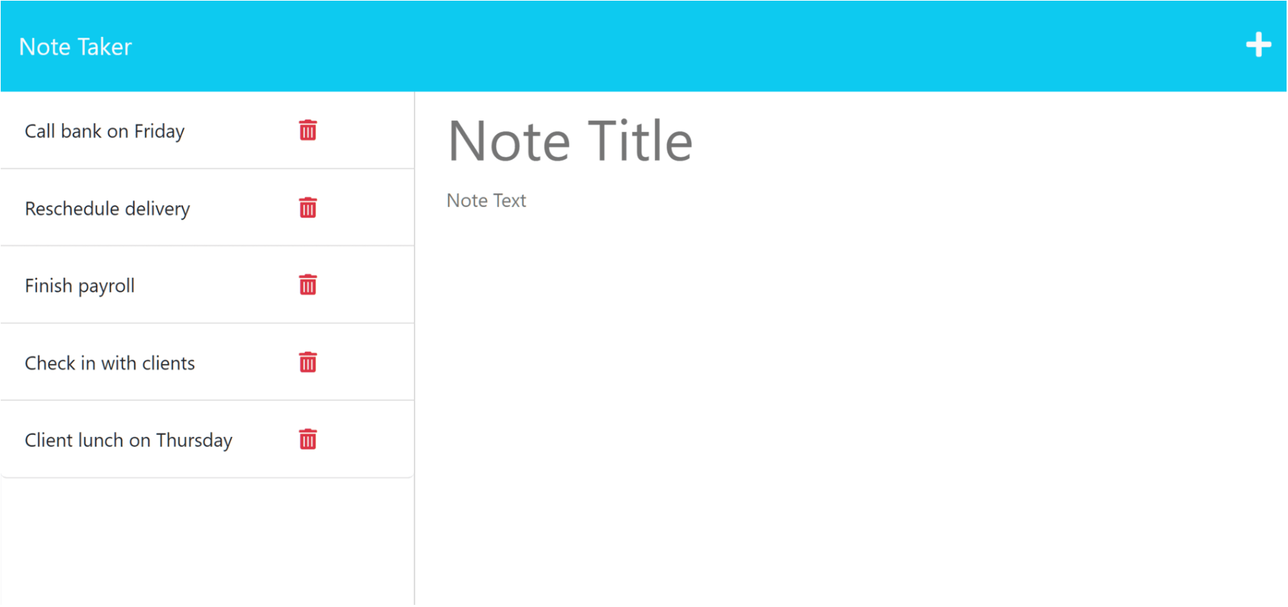GitHub - myersjos976/Note_Taker: Challenge 11 Assignment for Coding ...