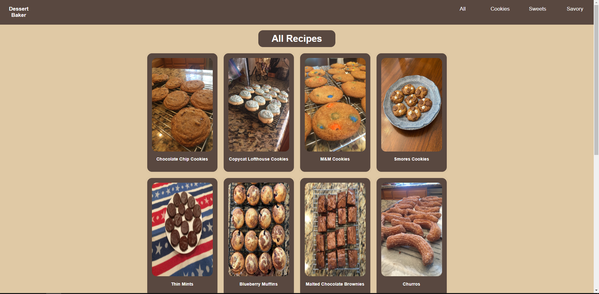 GitHub - Lehgace/Dessert-Baker-HTML-Project