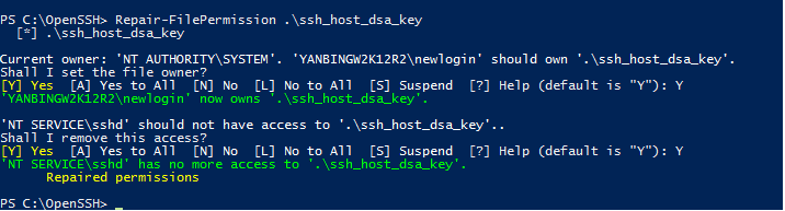 Error Setting Permissions For Clean Removal · Issue #764 · PowerShell/Win32-OpenSSH · GitHub