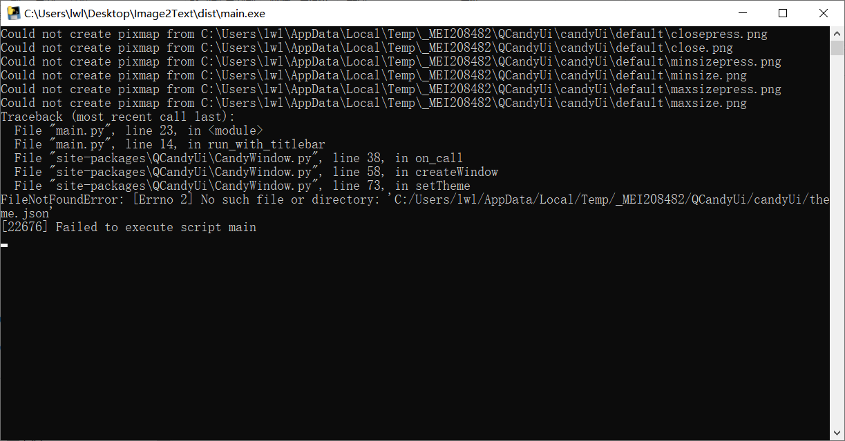 打包之后，运行出现异常 · Issue #4 · shuoGG1239/Image2Text · GitHub