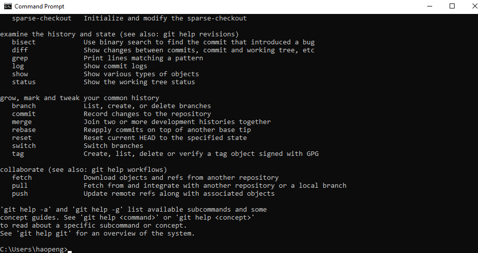 Can't type more command after run 'git' command · Issue #8922 ...