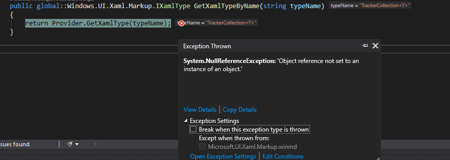 null ref exception when click on an element in Visual Tree · Issue #4912 · microsoft/microsoft ...