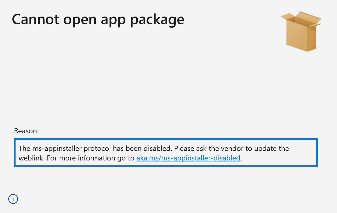 app installer error codes · Issue #271 · MicrosoftDocs/msix-docs · GitHub