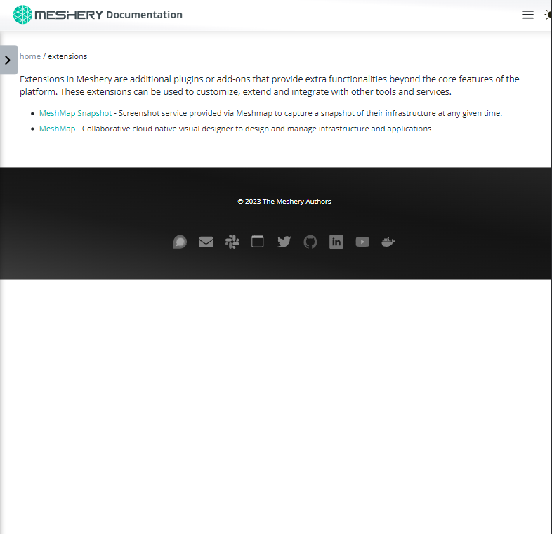 Docs Responsiveness Issue Of Footer · Issue 8072 · Mesherymeshery · Github