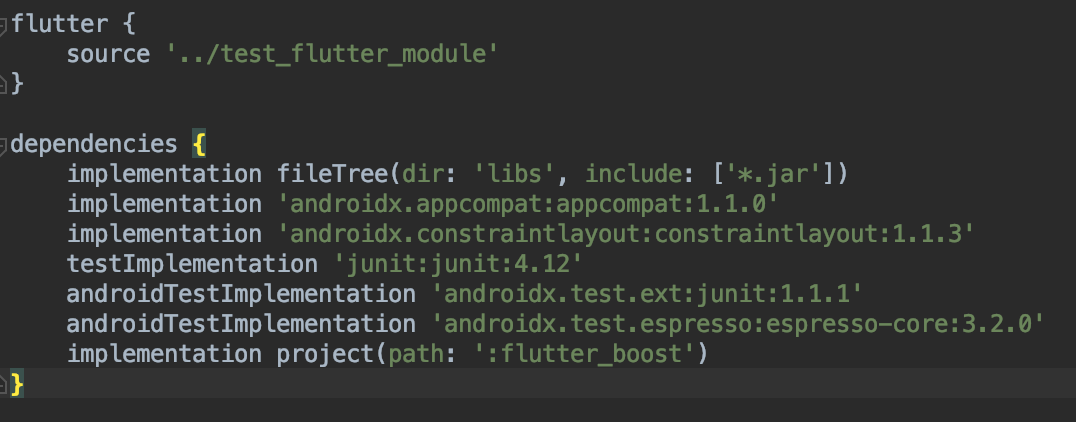 求助：怎么把Flutter项目作为一个module，集成到自己的项目中 · Issue #539 · alibaba/flutter_boost · GitHub