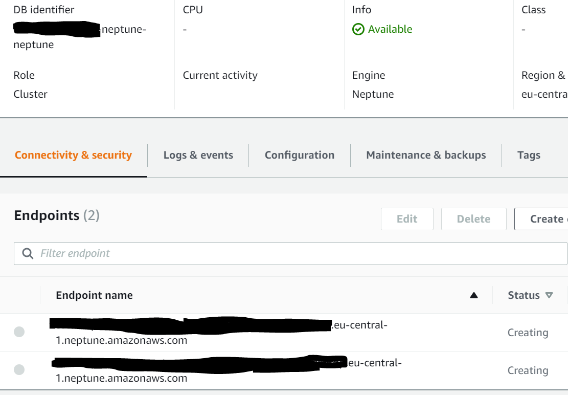Neptune deployment incomplete · Issue #1642 · crossplane-contrib/provider-aws · GitHub