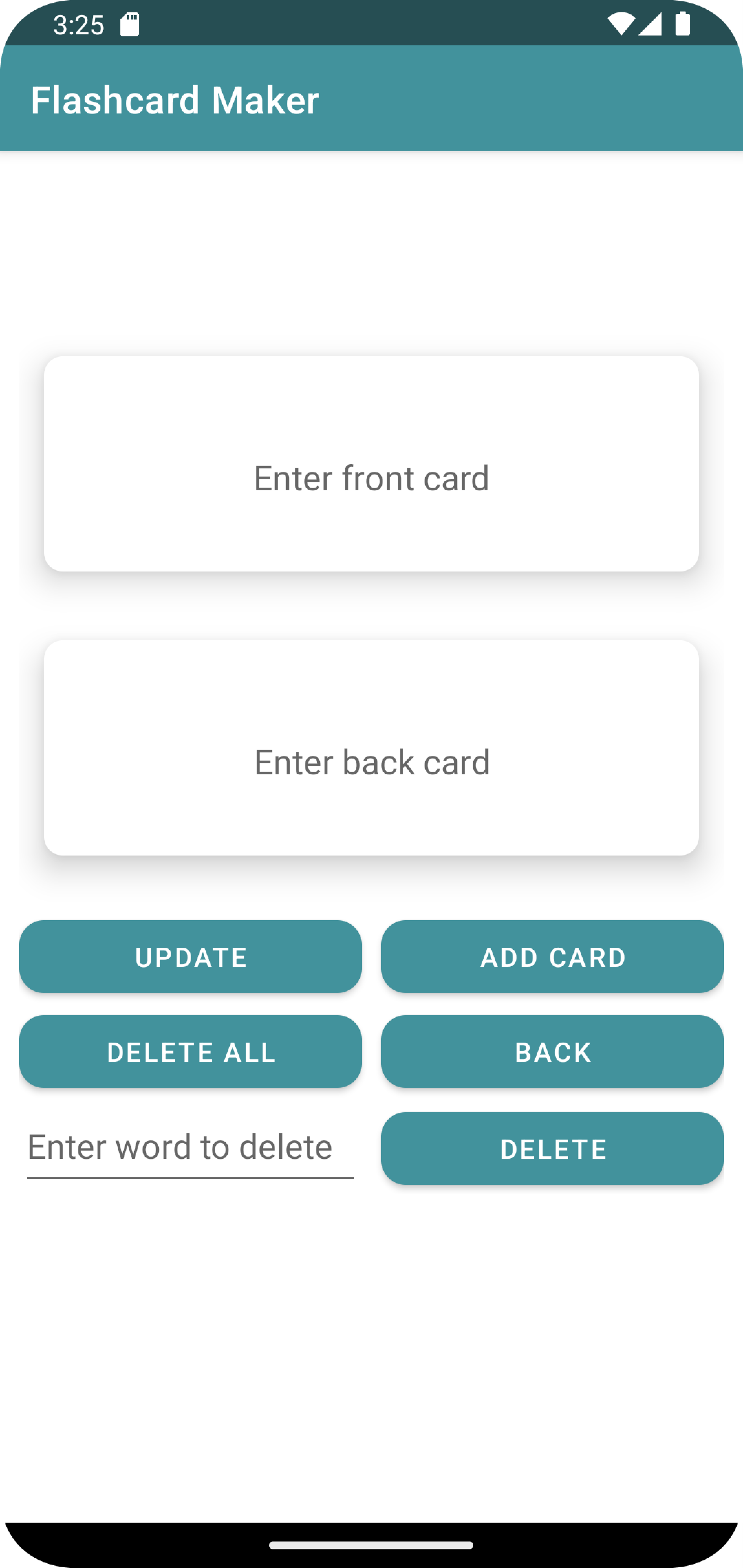 GitHub - lumnaw11/Flashcard-Maker-Android-App-SQLite: Simple Flashcard ... GitHub - lumnaw11/Flashcard-Maker-Android-App-SQLite: Simple Flashcard ...