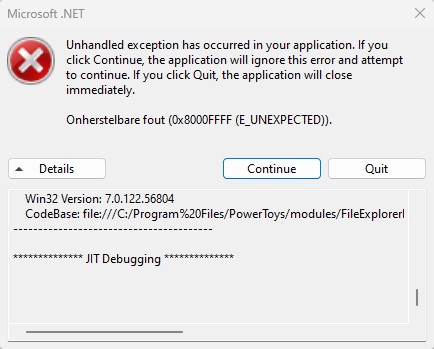 preview error txt files · Issue #23393 · microsoft/PowerToys · GitHub