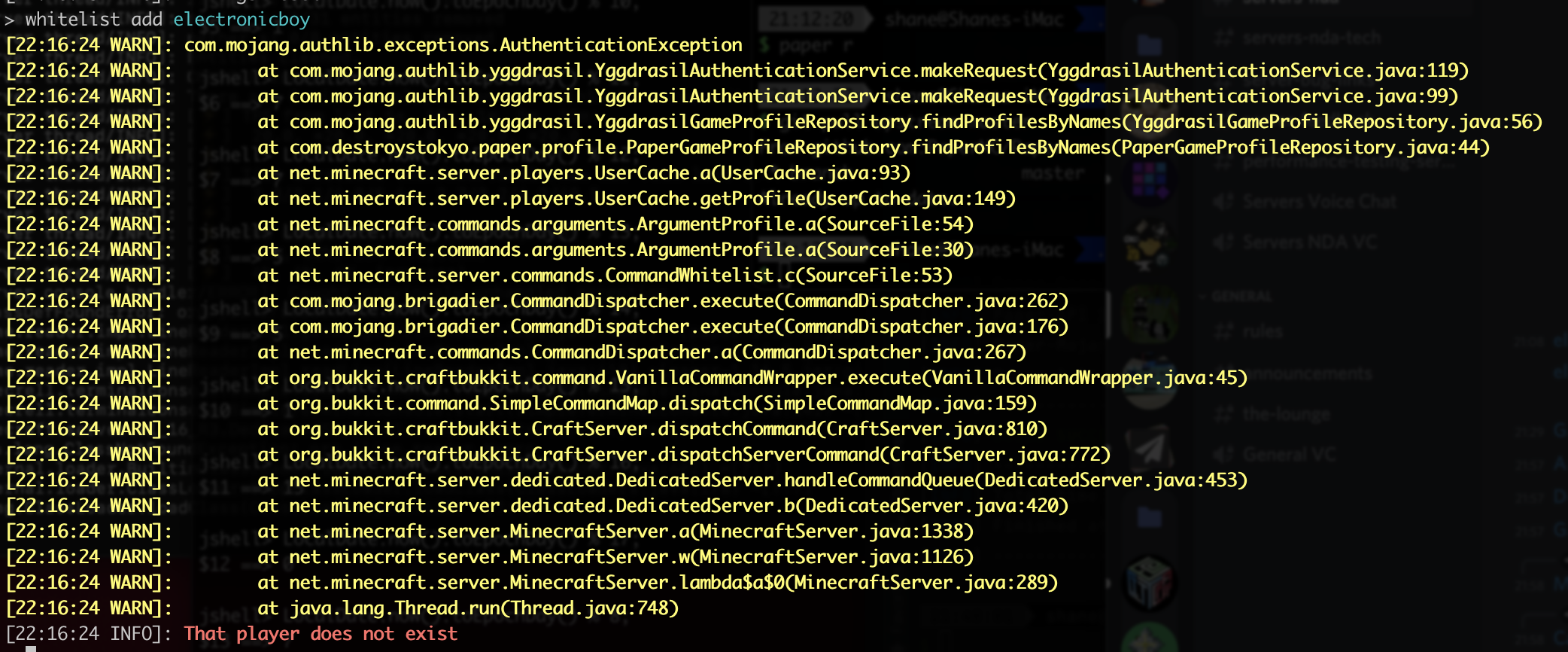 Whitelist command seems to be broken? · Issue #5576 · PaperMC/Paper · GitHub