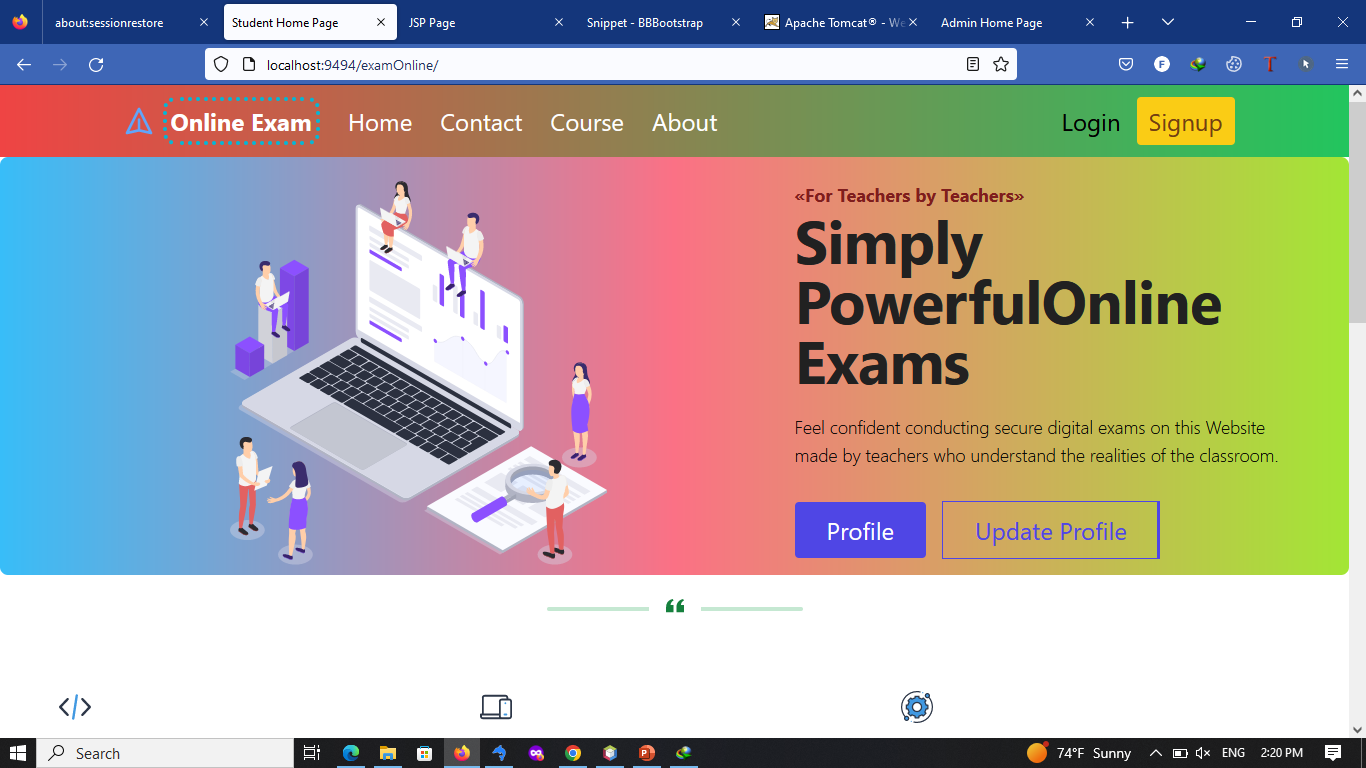 GitHub - KnowledgeMarkg/Online_Examination_System: This is a Java ...
