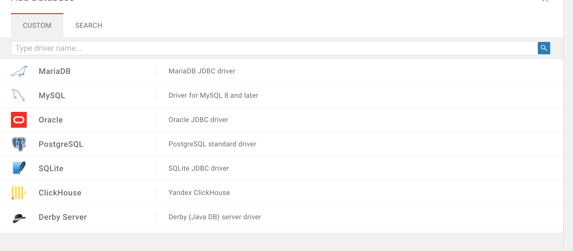 new drivers are not showing up in GUI · Issue #192 · dbeaver/cloudbeaver · GitHub