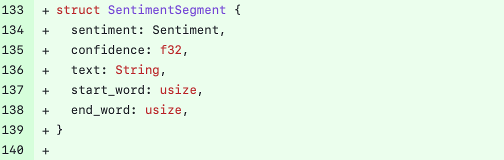 Add sentiment analysis feature · Issue #29 · deepgram/deepgram-rust-sdk ... Add sentiment analysis feature · Issue #29 · deepgram/deepgram-rust-sdk ...