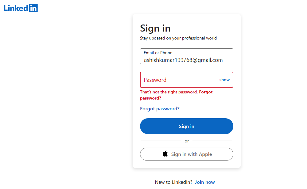 Unable to login LinkedIn India Profile · Issue #9 · Him104/codepanda ...