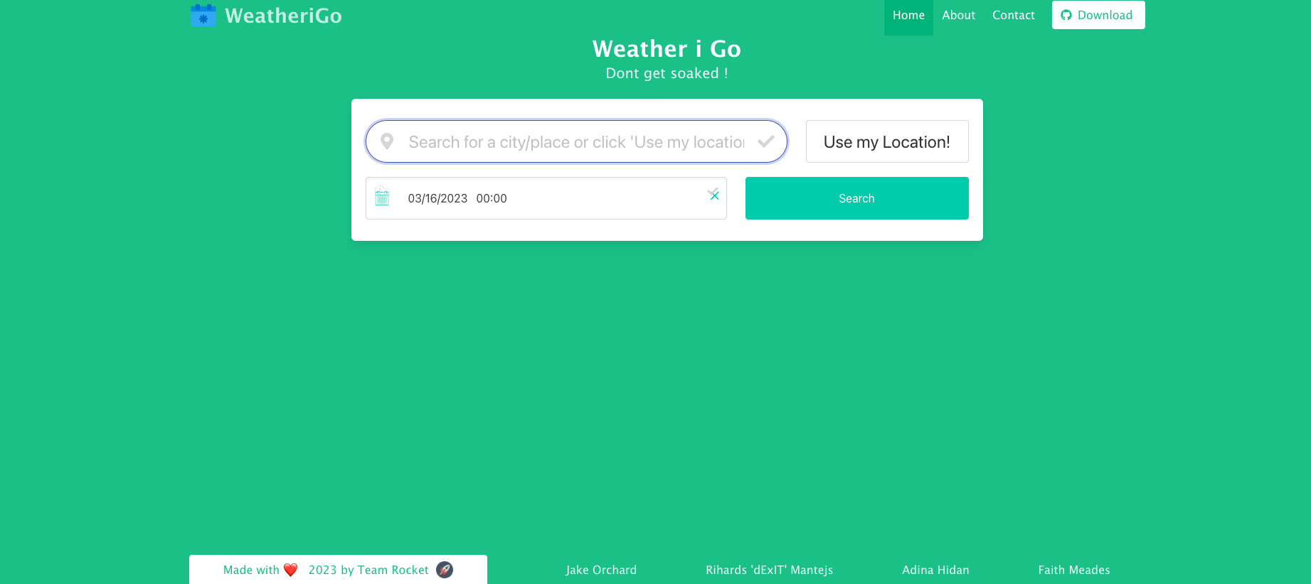 GitHub - FaithsCoding/weather-i-go: An events app being created for our project 1.