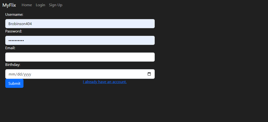 GitHub - BRobinson404/MyFlix-client