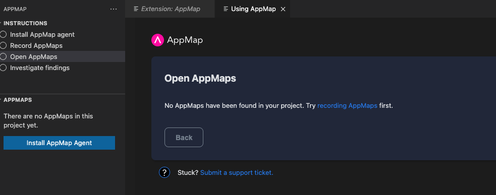 The Heading On The Open Appmaps Page Is Too Small · Issue 658 · Getappmap Appmap Js · Github