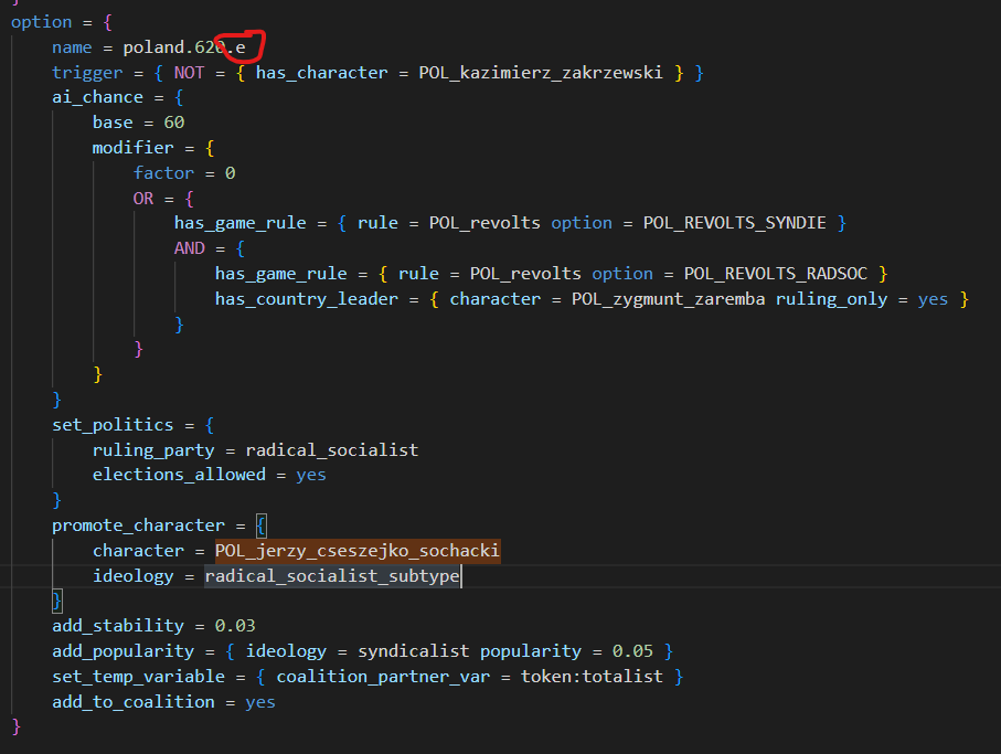 POL - Jerzy Cseszejko-Sochaki doesn't work · Issue #21709 · Kaiserreich/Kaiserreich-4-Bug ...