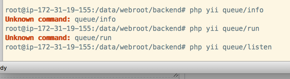 Error: Unknown command "queue/listen". · Issue #41 · urbanindo/yii2-queue · GitHub