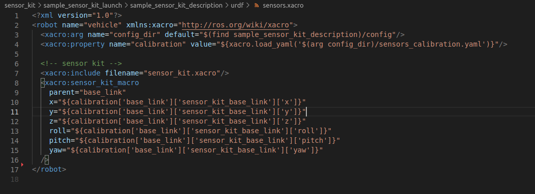 How to set the tf transform from base_link(vehicle frame) to velodyne_top(sensor frame ...