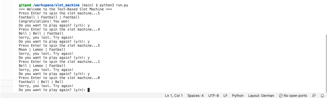 GitHub - NsimaPeter/slot_machine