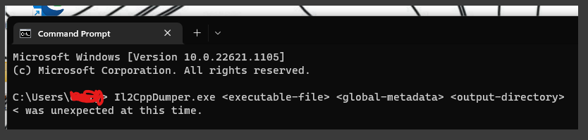 Running command Prompt line doesnt work · Issue #675 · Perfare/Il2CppDumper · GitHub