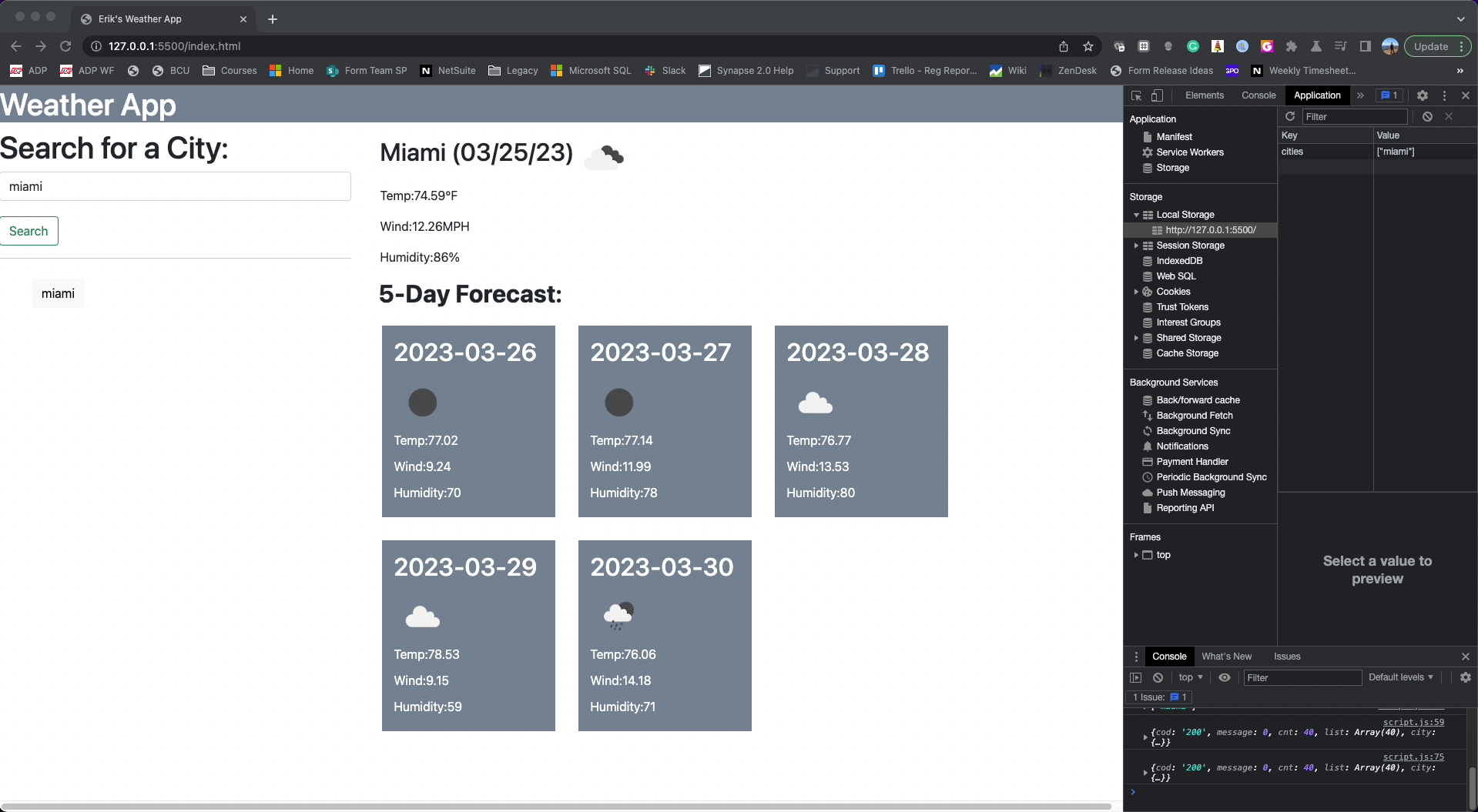 GitHub - erikchiodo/eriks-weather-app