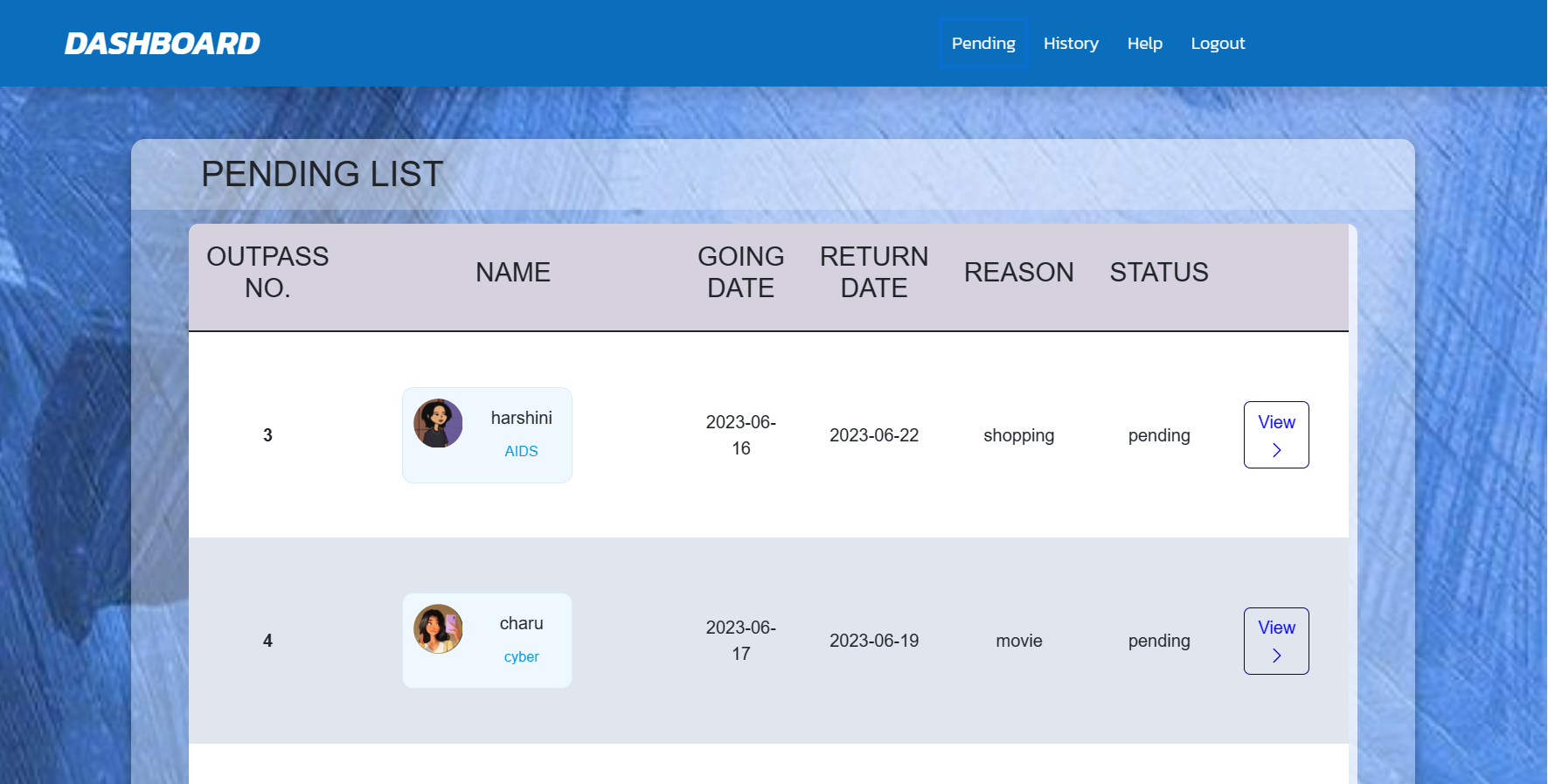 GitHub - ishikaa-01/outpass-system