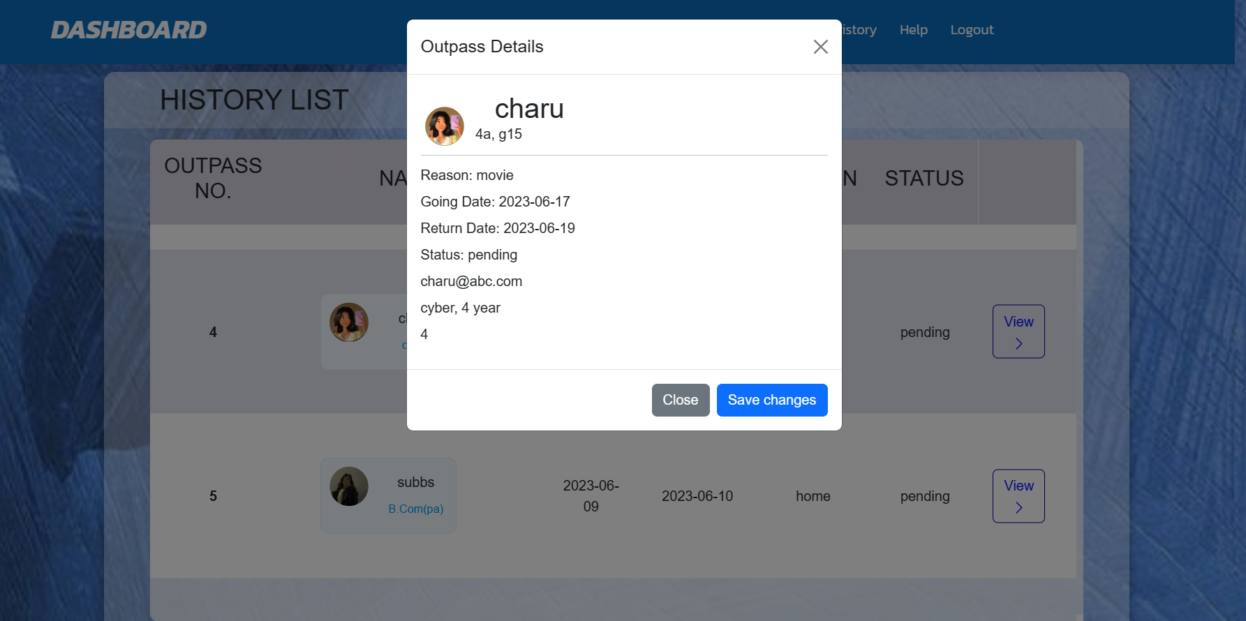 GitHub - ishikaa-01/outpass-system