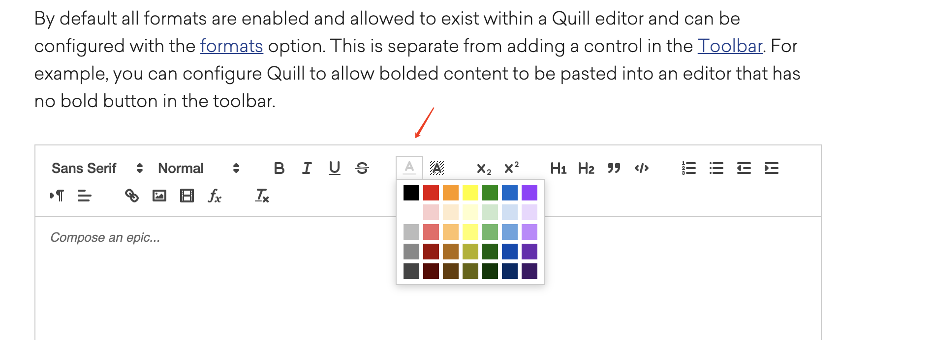 How to add custom Text Styles, Embed images from device storage ...