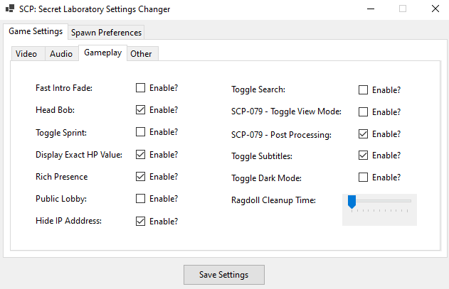 GitHub - SoNearSonar/ScpSecretLaboratorySettingsChanger: An application ...
